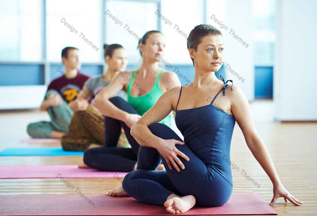 Half spinal twist asana – Gymnastics All Stars